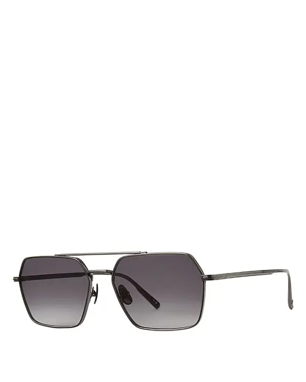 Garrett Leight Alta Rectangular Sunglasses, 57mm - Bob/sfashg