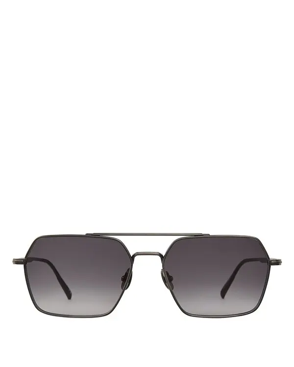Garrett Leight Alta Rectangular Sunglasses, 57mm - Bob/sfashg
