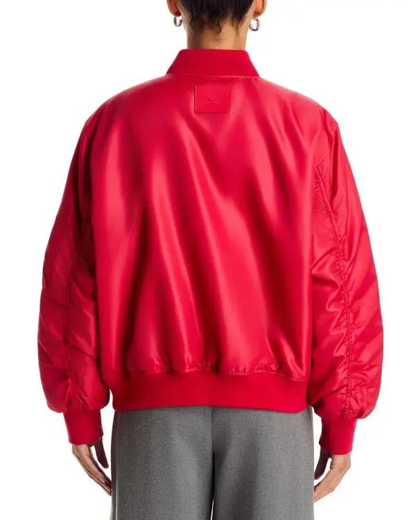 ANINE BING Leon Zip Front Bomber Jacket