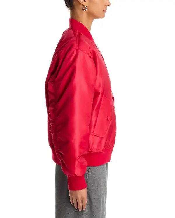 ANINE BING Leon Zip Front Bomber Jacket