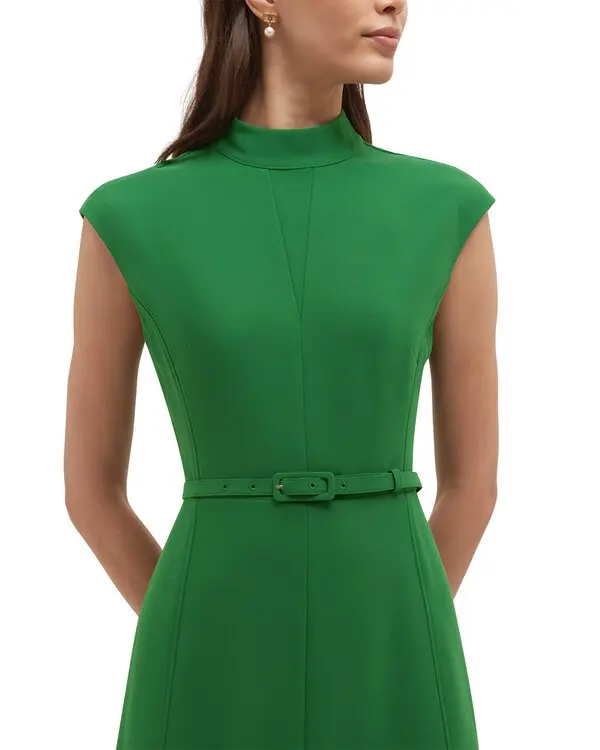 HOBBS LONDON Mae Belted Turtleneck Dress