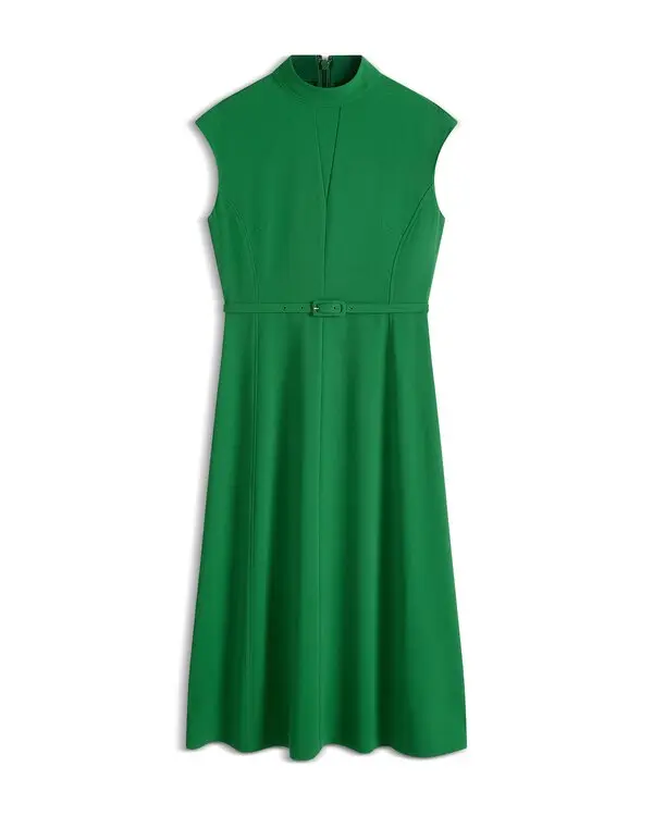 HOBBS LONDON Mae Belted Turtleneck Dress