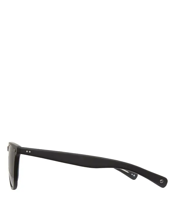 Garrett Leight Brooks Square Sunglasses, 48mm - Mbk/pbs