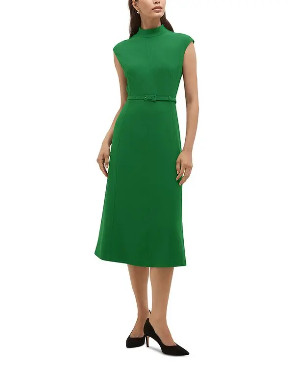 HOBBS LONDON Petites Mae Belted Turtleneck Dress