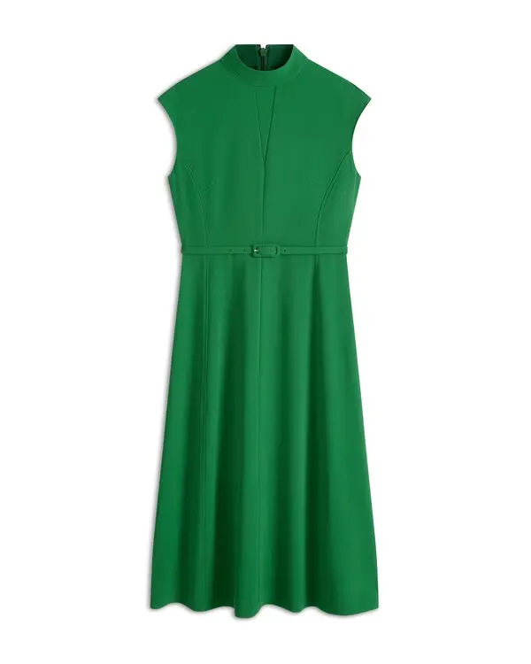 HOBBS LONDON Petites Mae Belted Turtleneck Dress
