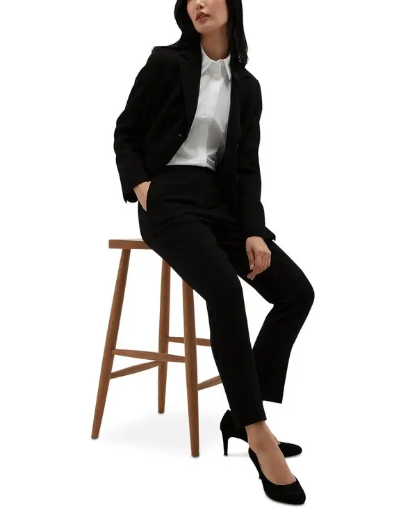 HOBBS LONDON Lea Slim Mid Rise Trousers