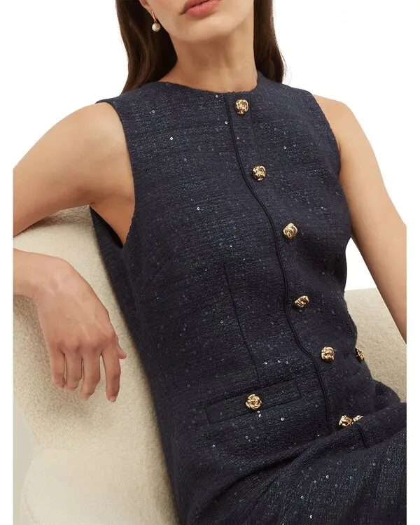 HOBBS LONDON Bria Tweed Dress