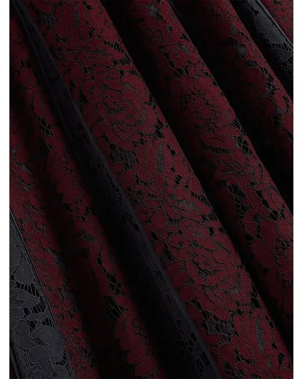HOBBS LONDON Quin Contrast Pleated Midi Dress
