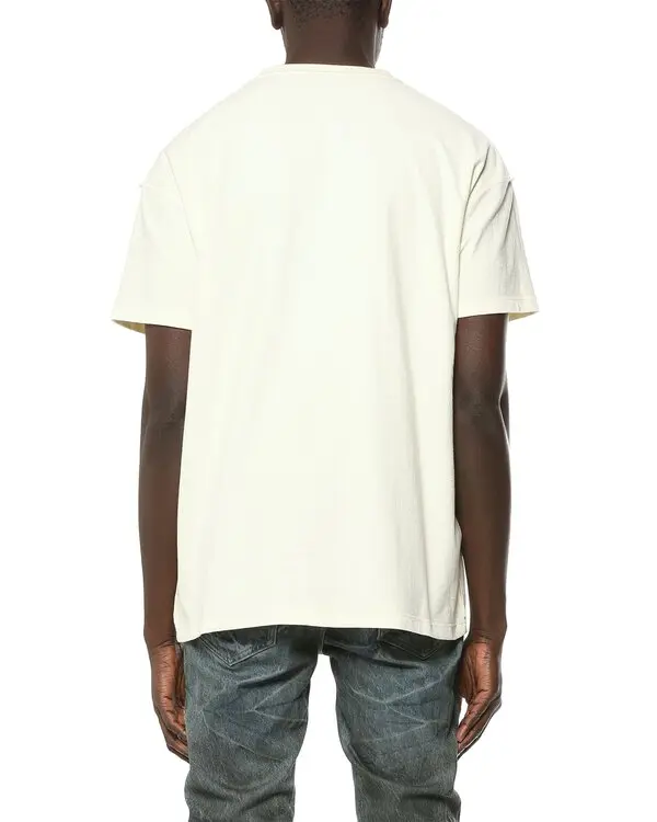 PURPLE BRAND Inside Out Metal Logo Cotton T-shirt