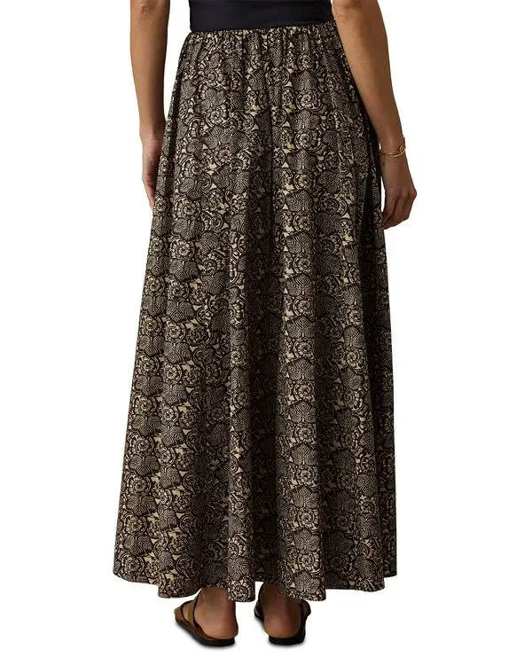 Faherty Brand Coastal Nera Cotton Maxi Skirt