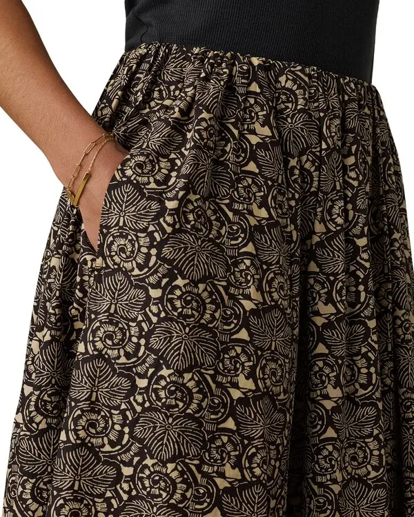 Faherty Brand Coastal Nera Cotton Maxi Skirt
