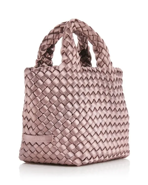 NAGHEDI Petit Woven Satin Tote - Lavender