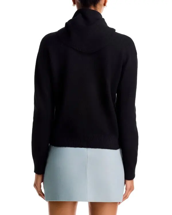 Aqua Scarf Cardigan Exclusive - Black