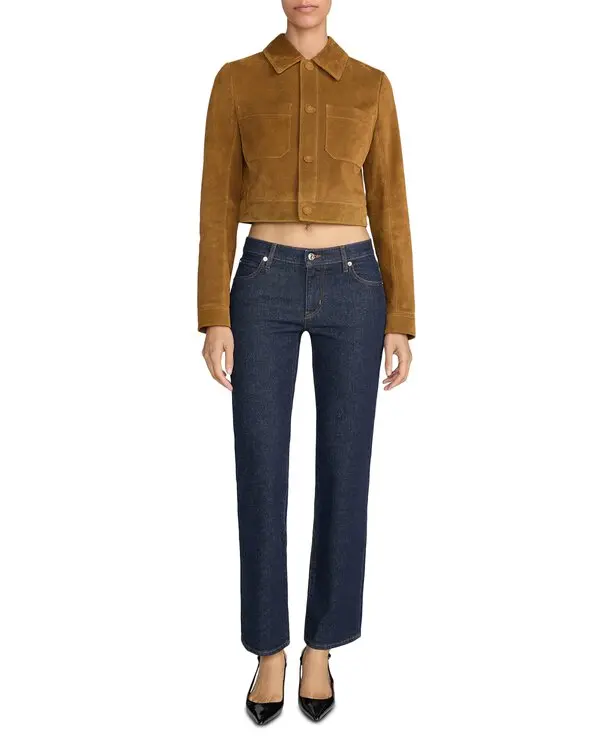 FRAME The Cigarette Low Rise Slim Jeans