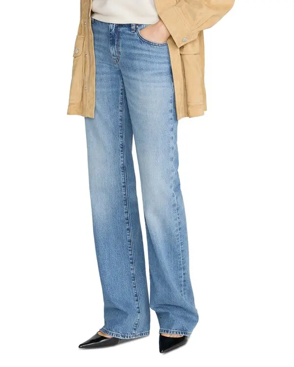 FRAME The Off Duty Low Rise Bootcut Jeans