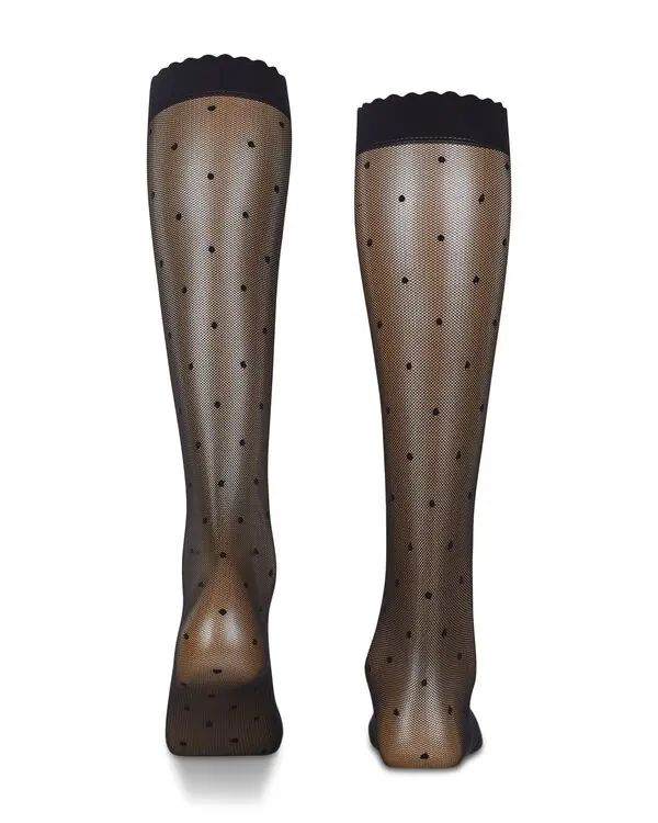 Falke Dot Sheer Knee High Socks