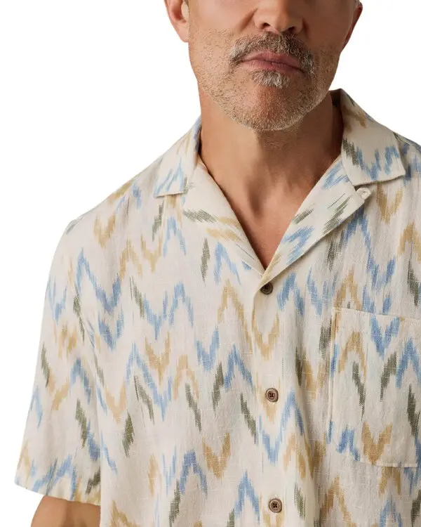 Faherty Brand Patterned Cotton Resort Shirt