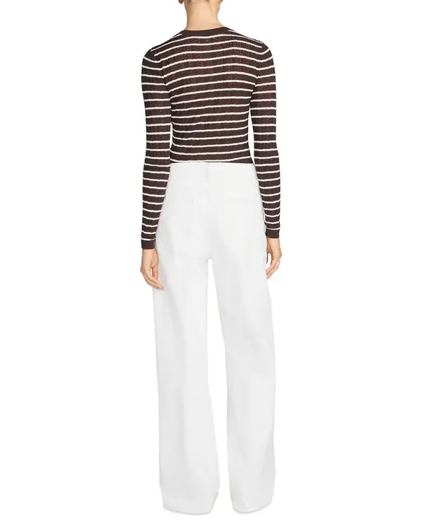 FRAME The Pointelle Knit Top