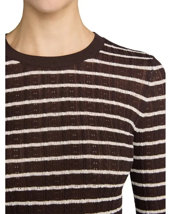 FRAME The Pointelle Knit Top