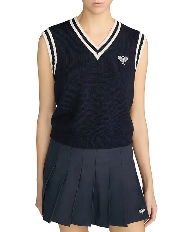 FRAME Tennis Vest - Navy