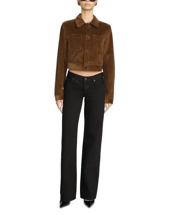 FRAME The Small Corduroy Cropped Jacket