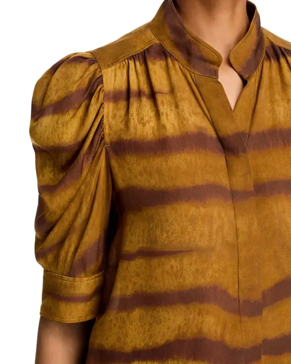FRAME The Gillian Silk Top