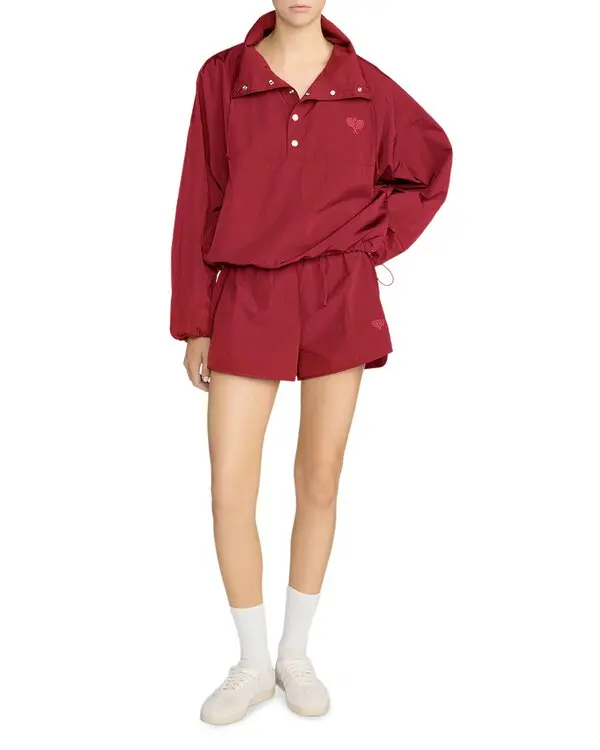 FRAME Tennis Windbreaker With Racquet Embroidery