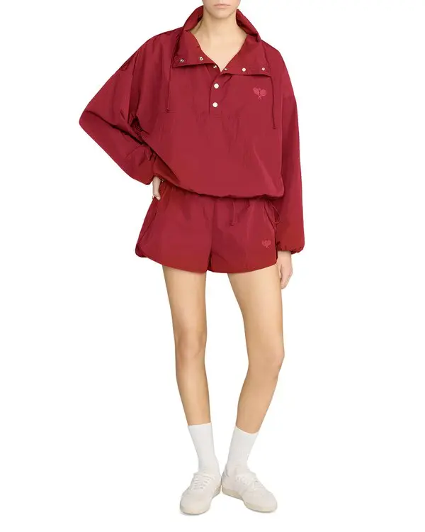 FRAME Tennis Windbreaker With Racquet Embroidery