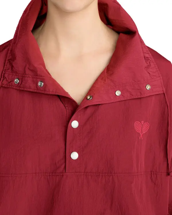FRAME Tennis Windbreaker With Racquet Embroidery