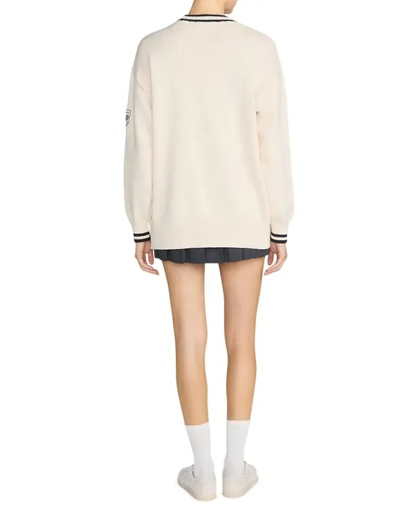 FRAME Tennis Oversized Cardigan