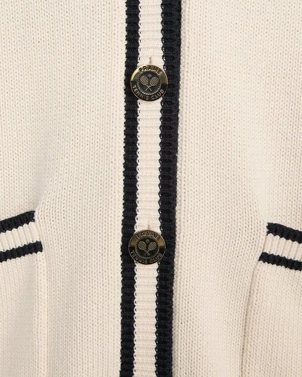 FRAME Tennis Oversized Cardigan