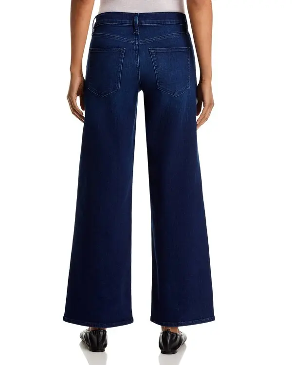 FRAME Le Slim Low Rise Palazzo Jeans - Ultraviolet