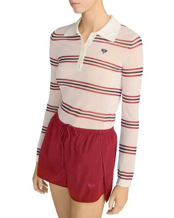 FRAME The Tennis Long Sleeve Polo