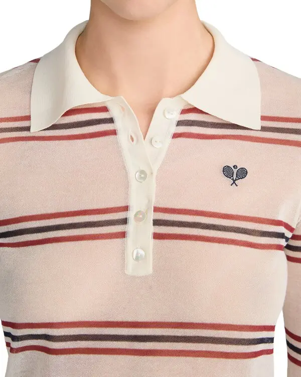 FRAME The Tennis Long Sleeve Polo