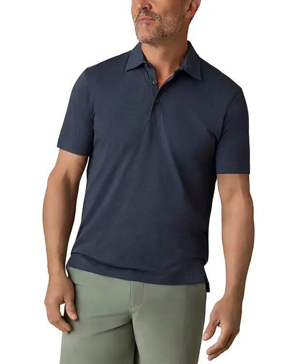Faherty Brand Sunwashed Cotton Polo T-shirt
