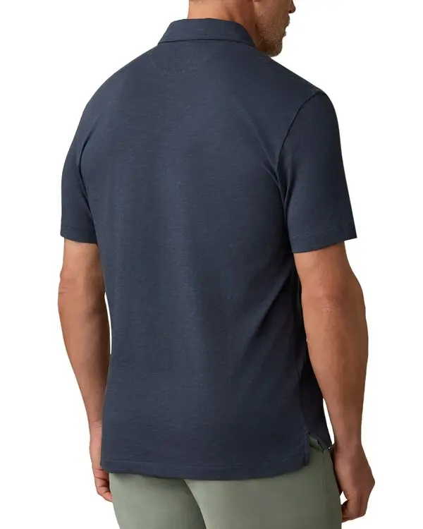 Faherty Brand Sunwashed Cotton Polo T-shirt