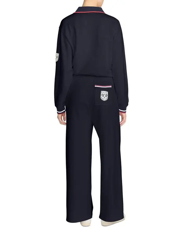 FRAME The Tennis Wide Leg Sweatpants