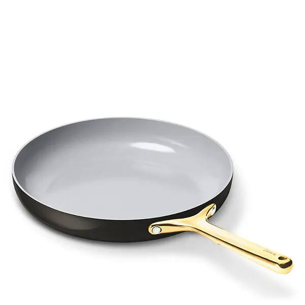 CARAWAY 12 Nonstick Ceramic Fry Pan - Black/gold