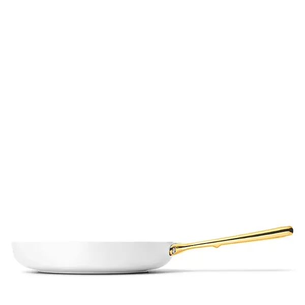 CARAWAY 12 Nonstick Ceramic Fry Pan - White/gold