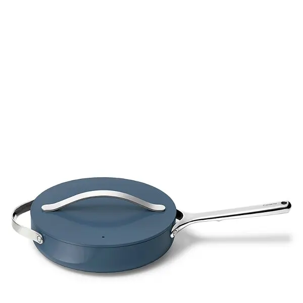 CARAWAY 3 Qt. Ceramic Nonstick Saute Pan - Navy
