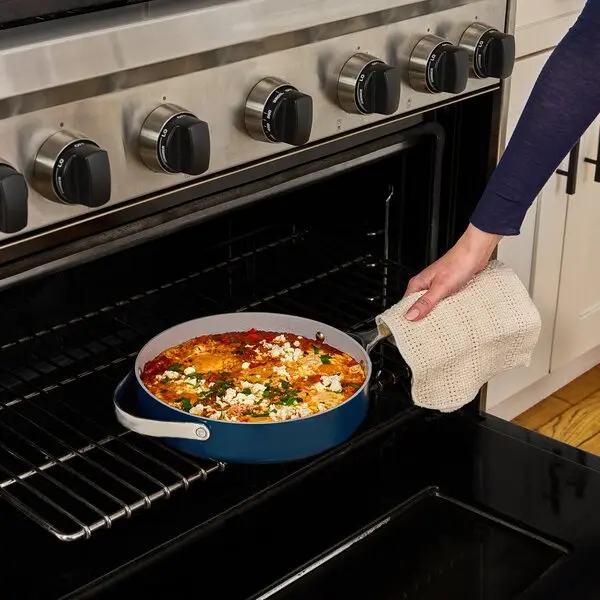 CARAWAY 3 Qt Nonstick Saute Pan - Black/gold