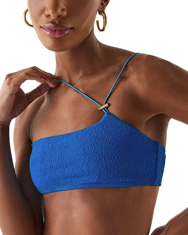VIX PAULA HERMANNY Pixie Asymmetrical Bandeau Bikini Top