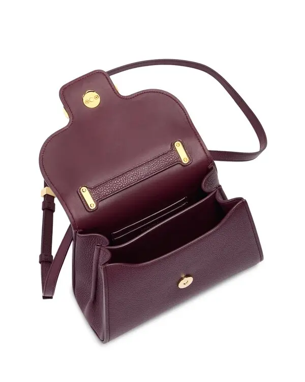 FERRAGAMO Double Gancini Leather Top Handle Bag