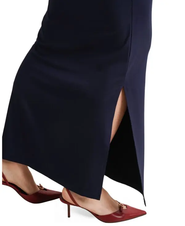 NOM MATERNITY Hugo Maxi Dress - Dark Navy