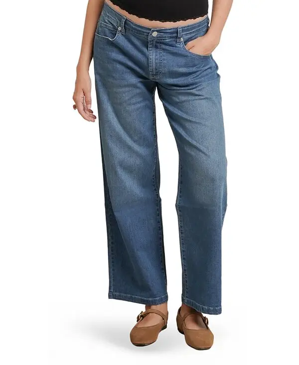 NOM MATERNITY Slouch Boyfriend Jeans Dark Wash