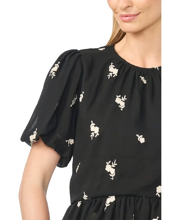 CECE DUPRAZ Peplum Top