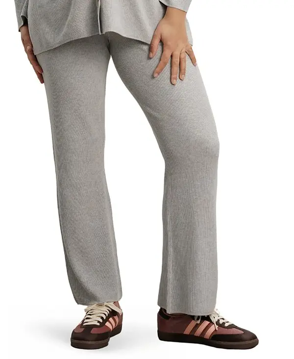 NOM MATERNITY Georgina Foldover Maternity Knit Pants