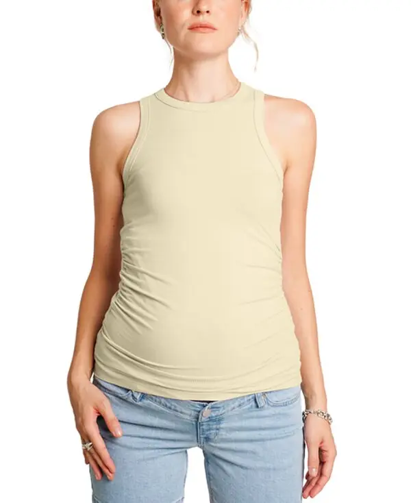 NOM MATERNITY The Ribbed Maternity Tank