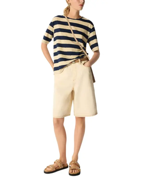 Whistles Striped Cotton T-shirt