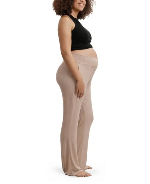 NOM MATERNITY Super Soft Rib Maternity Pants